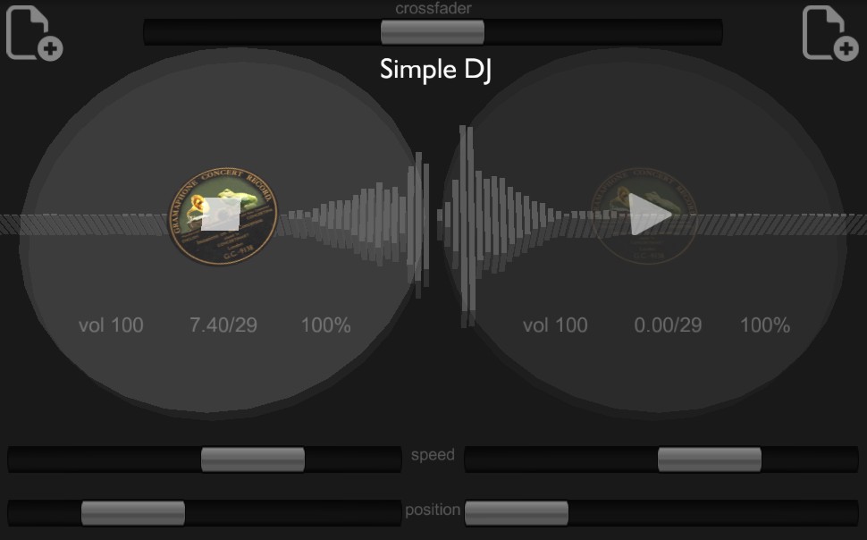 Simple MP3 DJ